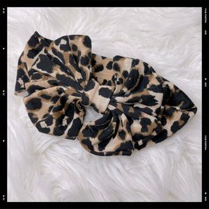 Accessories | Leopard Print Knit Weave Headband Cozy Trendy And ...